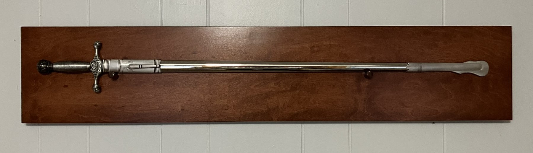 Air Force Officer Sword Display – Blades Raised Woodworking