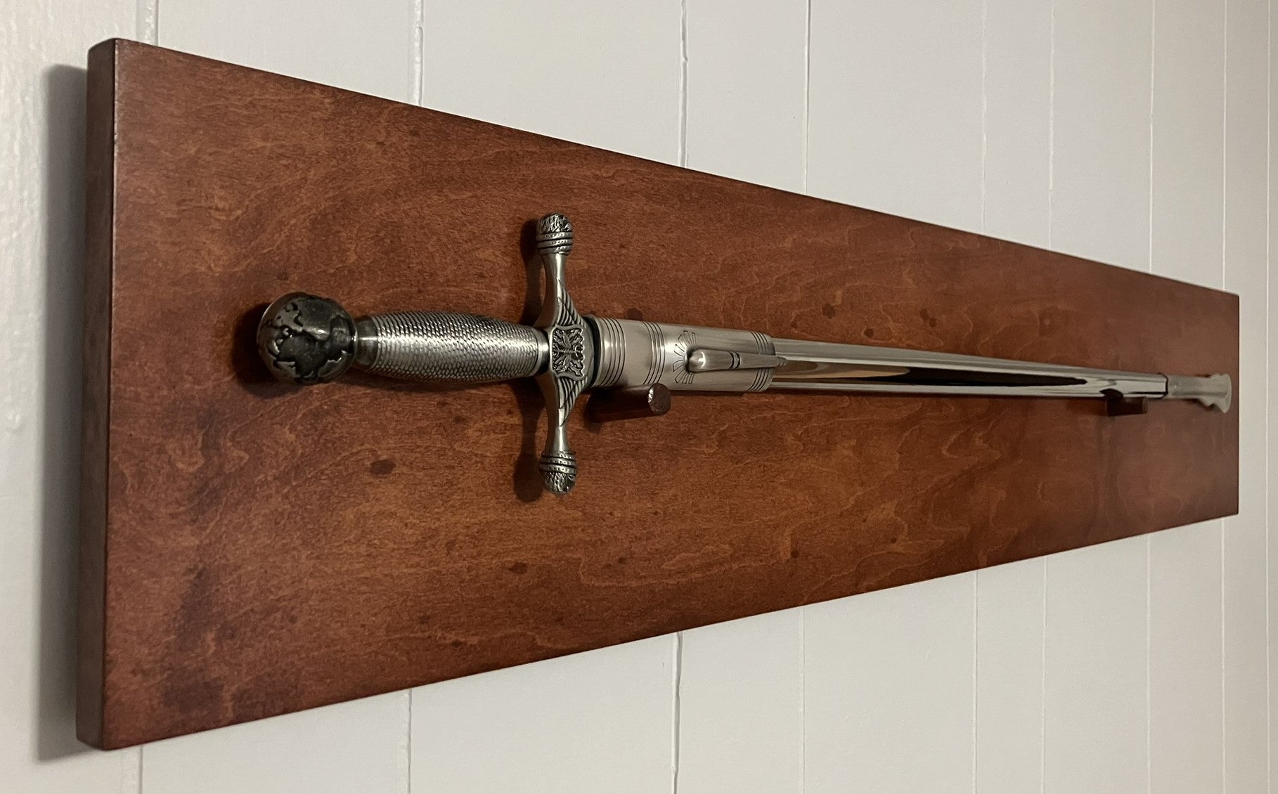 Air Force Officer Sword Display – Blades Raised Woodworking