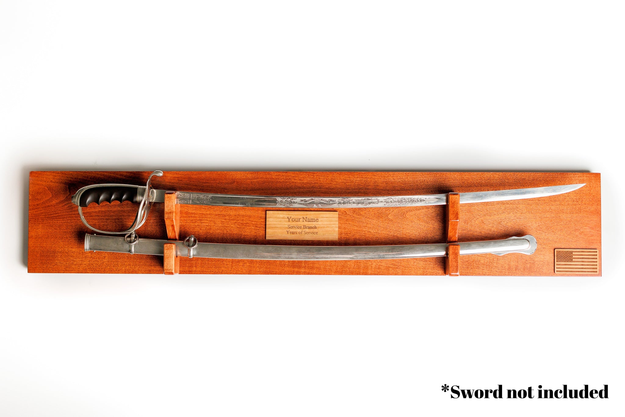 The Universal Military Sword Display | Personalized Heirloom Mount ...