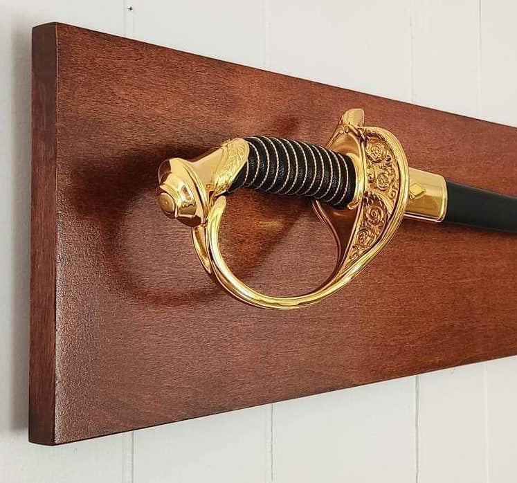 Marine NCO Sword Display – Blades Raised Woodworking